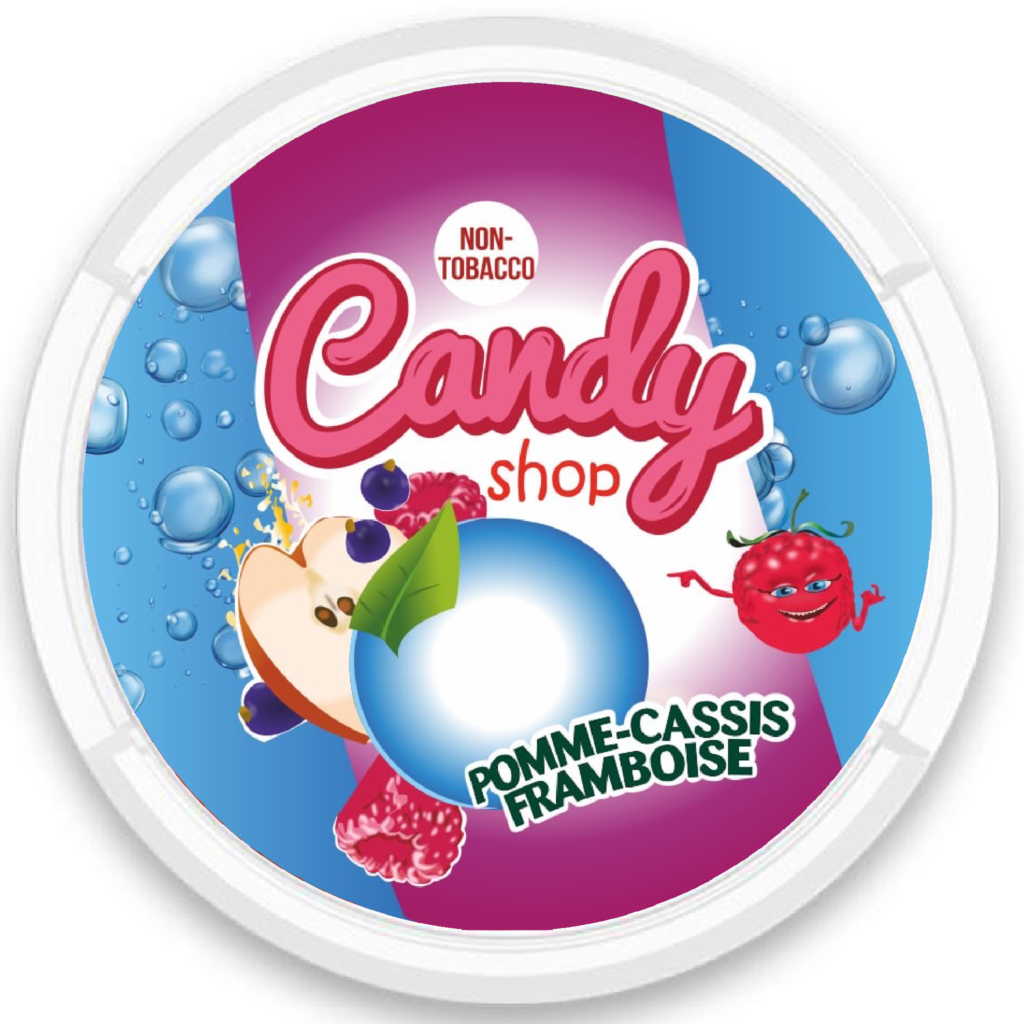 Candy Shop Apple & Blackcurrant | Nicotine Pouches | Snus (Extra Strong ...
