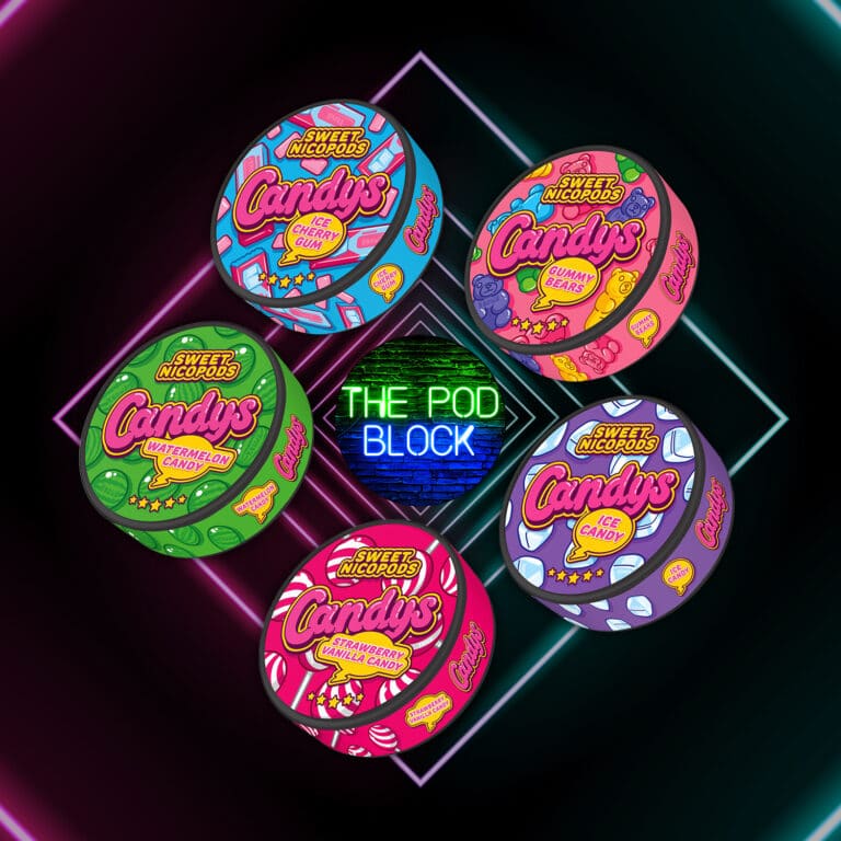 Nicopod Elite Brand Collab Candy Shop Millions Bundles – Multipack Snus ...