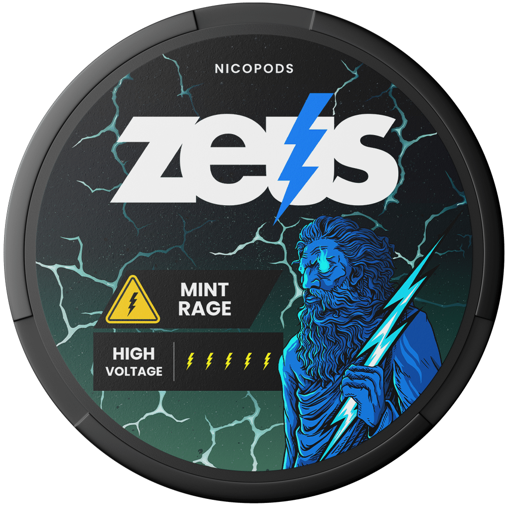ZEUS Mint Range (Light) (4mg) | Nicotine Pouches - The Pod Block